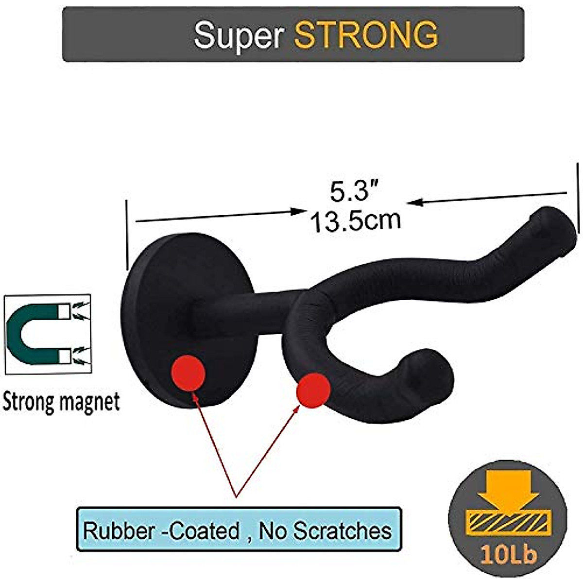 Magnetic Paint Spray Gun Holder Stand Hanger - Strong Magnet - No Scratches to The Surface - No Spray Gun