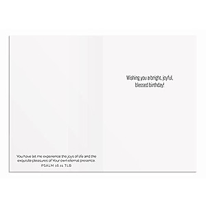 DaySpring - Birthday Balloons - 4 Balloon Designs Assortment with Scripture - 12 Happy Birthday Boxed Cards & Envelopes (U0057)