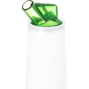 Carlisle FoodService Products Stor N' Pour Complete Quart Set Neck, Container, Cap, And Spout for Bar, Kitchen, And Restaurants, Plastic, 1 Quart, Green