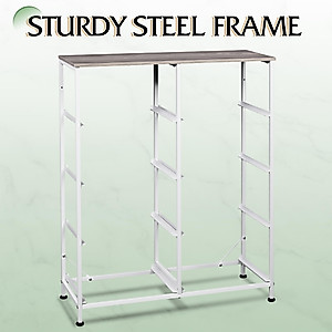 WLIVE Fabric Dresser for Bedroom, Tall Dresser with 8 Drawers, Storage Tower with Fabric Bins, Double Dresser, Chest of Drawers for Closet, Living Room, Hallway, Greige