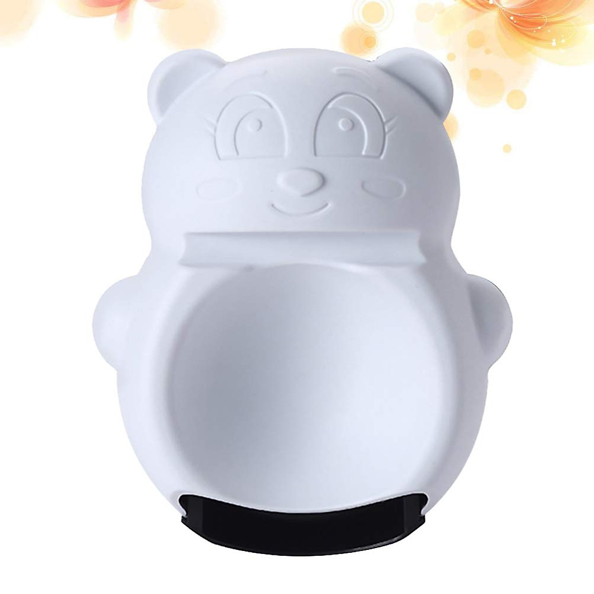 DOITOOL 1pc Fruit Plate Bowl Tv Lazy Fruit Bowl Cartoon Snack Holder Sushi Plate Cookies Chip Platter Decorative Candy Bowls Fun Shaped Dish Phone Stand Tray Fruit Tray Food White