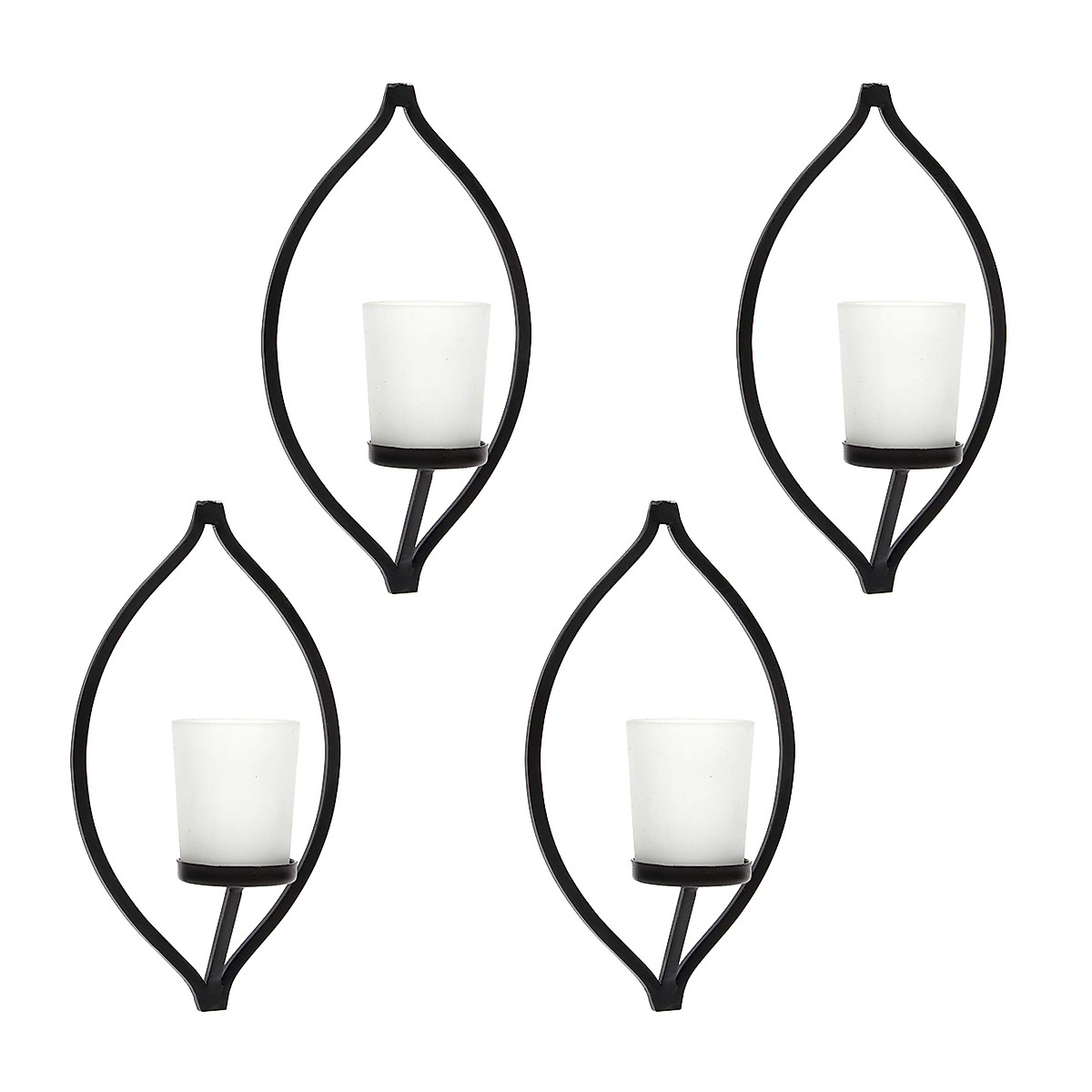 Hosley 16" Diameter Gold Leaf Medallion Wall Sconce 5 Tea Light Cups. Ideal Weddings, Special Occasions Wall Decor, Home, Spa, Aromatherapy, Reiki, Candle Garden. O9