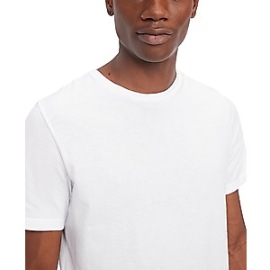 Tommy Hilfiger Men's Undershirts 3 Pack Cotton Classics Crew Neck T-Shirt, White, Small