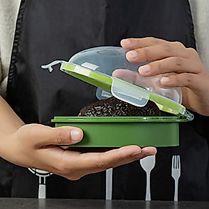 Hemoton Avocado Keeper, 2 Pieces Reusable Avocado Storage Container, Avocado Saver, Avocado Cover Avocado Holder Organizer for Refrigerator Fridge to Keep Avocado Fresh