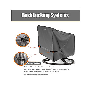 HWmatyCover Waterproof Patio Chair Cover 2Pack – Outdoor Lounge Deep Seat Single Lawn Chair Cover Fits Up to 28W x 31D x 36H inches