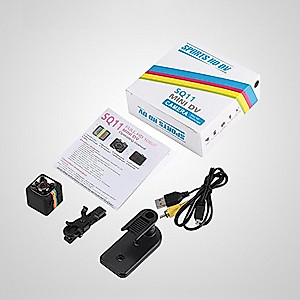 cainda Mini Spy Camera Full HD 1080P with Night Vision and Motion Detection, Super Video Recorder Sports Camera, Small Camcorder, Mini Security Camera for Car Home and Office Surveillance SQ11