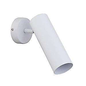 Amazon Basics Modern Wall Sconce Light - 6" x 3.3" x 8", White