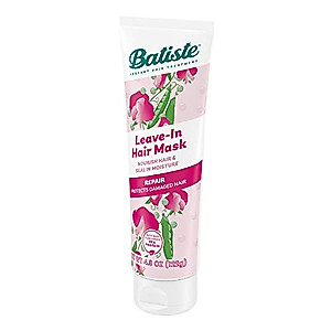 Batiste Heat Protectant For Hair & Leave In Conditioner Hair Mask, Smooth Formula, Hair Conditioner for Dry or Wet Hair, Infused with vitamin E for Enhancing Haircare, 4.3oz.