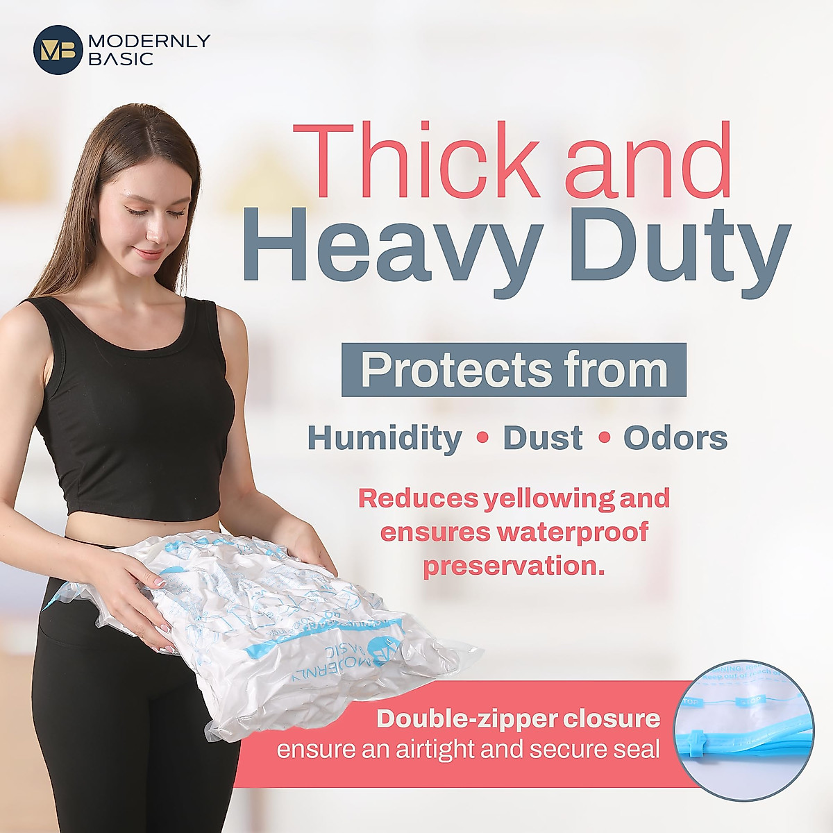 20 Pack Vacuum Storage Bags with Electric Pump, (4 Jumbo/4 Large/ 4 Medium/ 4 Small/ 4 Roll) Vacuum Sealed bags for clothing, Comforters, Blankets, Bedding - Space Saver Vacuum Storage Bags