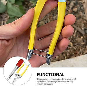 VILLCASE Wicker Repair Tool, Wicker Weaving Tool Wicker Furniture Basket Repairing Pick Outdoor Furniture Repair Scissor for Patio Plastic Wicker Chair Sofa Repair