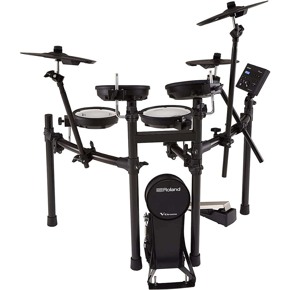 Roland V-Drums TD-07KV Electronic Drum Set Bundle with Drum Throne, Drumstick Bag, 3.5mm Audio Cable, 3 Pairs of Drumsticks, and Austin Bazaar Polishing Cloth