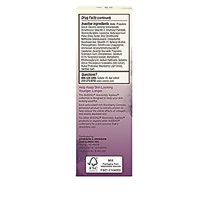 Aveeno Absolutely Ageless Daily Facial Moisturizer with Broad Spectrum SPF 30 Sunscreen, Antioxidant-Rich Blackberry Complex, Vitamins C & E, Hypoallergenic, Non-Comedogenic & Oil-Free, 1.7 fl. Oz