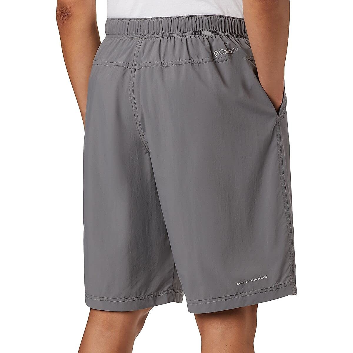 Columbia Men's Palmerston Peak Short, Waterproof, UV Sun Protection Swimwear, City Grey, Large x 11