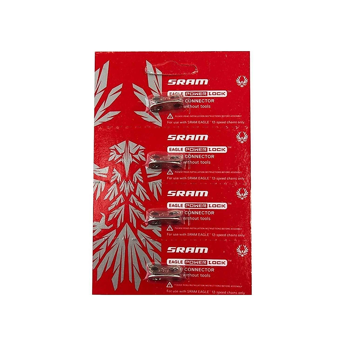 SRAM Eagle PowerLock Chain Connector 12-Speed Chain Link w Decal - Available in 2-Pack and 4-Pack (4)