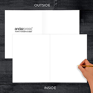 Andaz Press Funny World's Okayest Basketball Coach Jumbo Card, 8.5 x 11 inch, Blank Greeting Card with Envelope, Humour, Banter, Fun Birthday Card, Thank You Card for Basketball Coach, 1-Pack