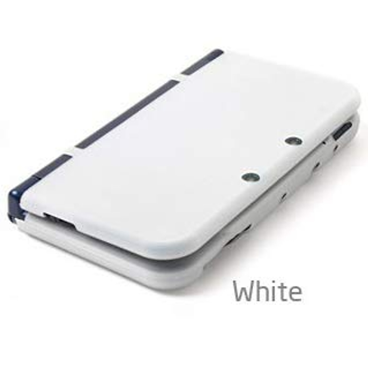 RDFJ New 3DS XL Protector Anti-Scratch Hard Case Sillicon Case Accessories for New 3DS XL (White)