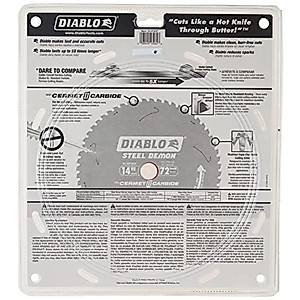 Diablo D1472CF 14-inch Steel Demon 72T Cermet II Carbide Ferrous Metal Saw Blade