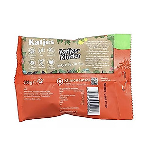 Katjes Kinder Licorice Cat-shaped Drops 200g Licorice Pieces (Pack of 3)