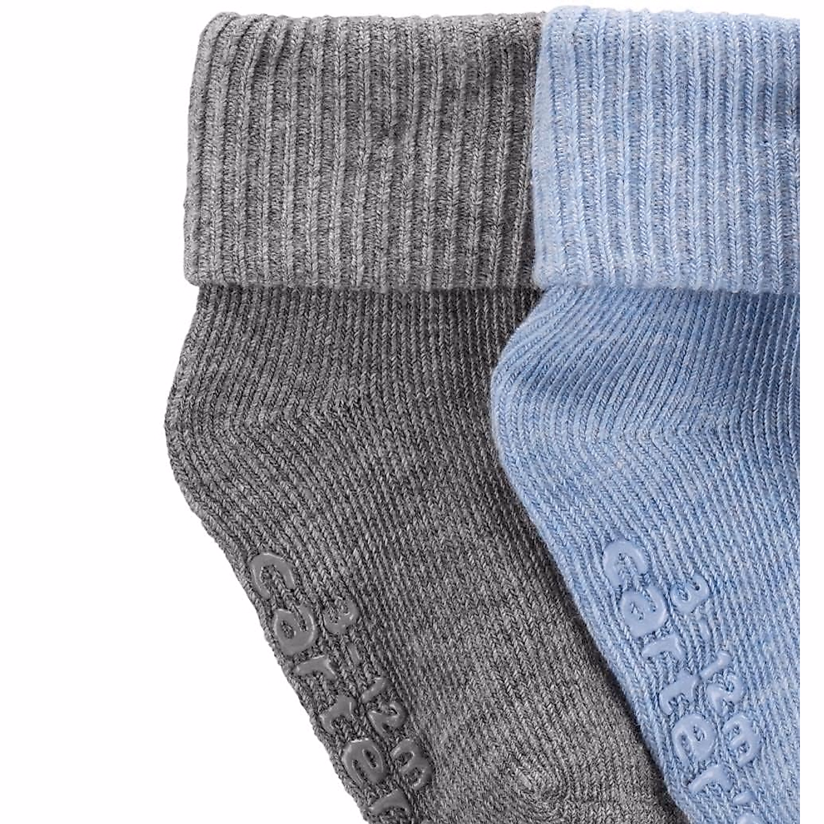 Carter's Baby-Boys Socks, Solid, 3-12 Months (Pack of 6)