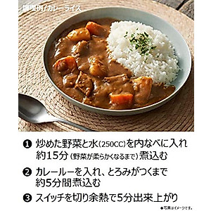 Panasonic Mini Cooker (1.5Go / 225g) SR-MC03-W (WHITE)【Japan Domestic Genuine Products】 【Ships from Japan】