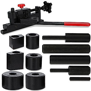 ABN Mini Rod Bender Metal Bending Tool, Universal Bending Machine for Clamp, Hook, Coil - Wire, Flat Round Stock, Tubing