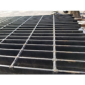Des Moines Steel - Bar Grating: Width 24" Bar Size H 1" X W 3/16'' (1, 2')