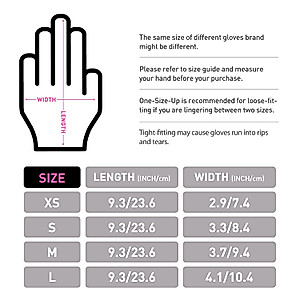 OKIAAS Black/Pink Vinyl Gloves Disposable Latex Free, Food Safe, Powder Free, 5 Mil Thickened for Cooking, Cleaning, Food Prep, Baking, Hair Dye, Tattoo, X-Small, 100 Count