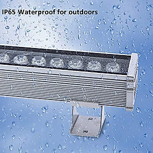 JSN&PC LED Wall Washer 36W IP65 Waterproof Outdoor Light for Advertising Boards, Billboard,Building Commercial Lighting (Blue)