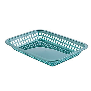 TableCraft 1077FG Forest Green Grande Platter Basket - Dozen