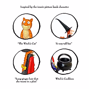 WOW! STUFF The Witch and Cat Twin Pack Collectable Action Figures | Articulated Character Play | Official Toys and Gifts from The Julia Donaldson Books, TV and Animation Movie Series