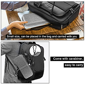 Hard Stethoscope Case,EVA Stethoscope Bag Carrying Case Fit for Home Medical Nurses Doctor Stethoscope and Accessories(Black)