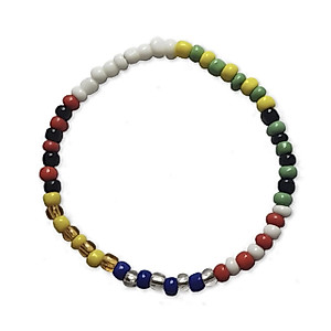 Elastic bracelet ildé 7 African Powers Orula, Obatala, Eleggua, Oshun, Yemaya, Chango, Oggun