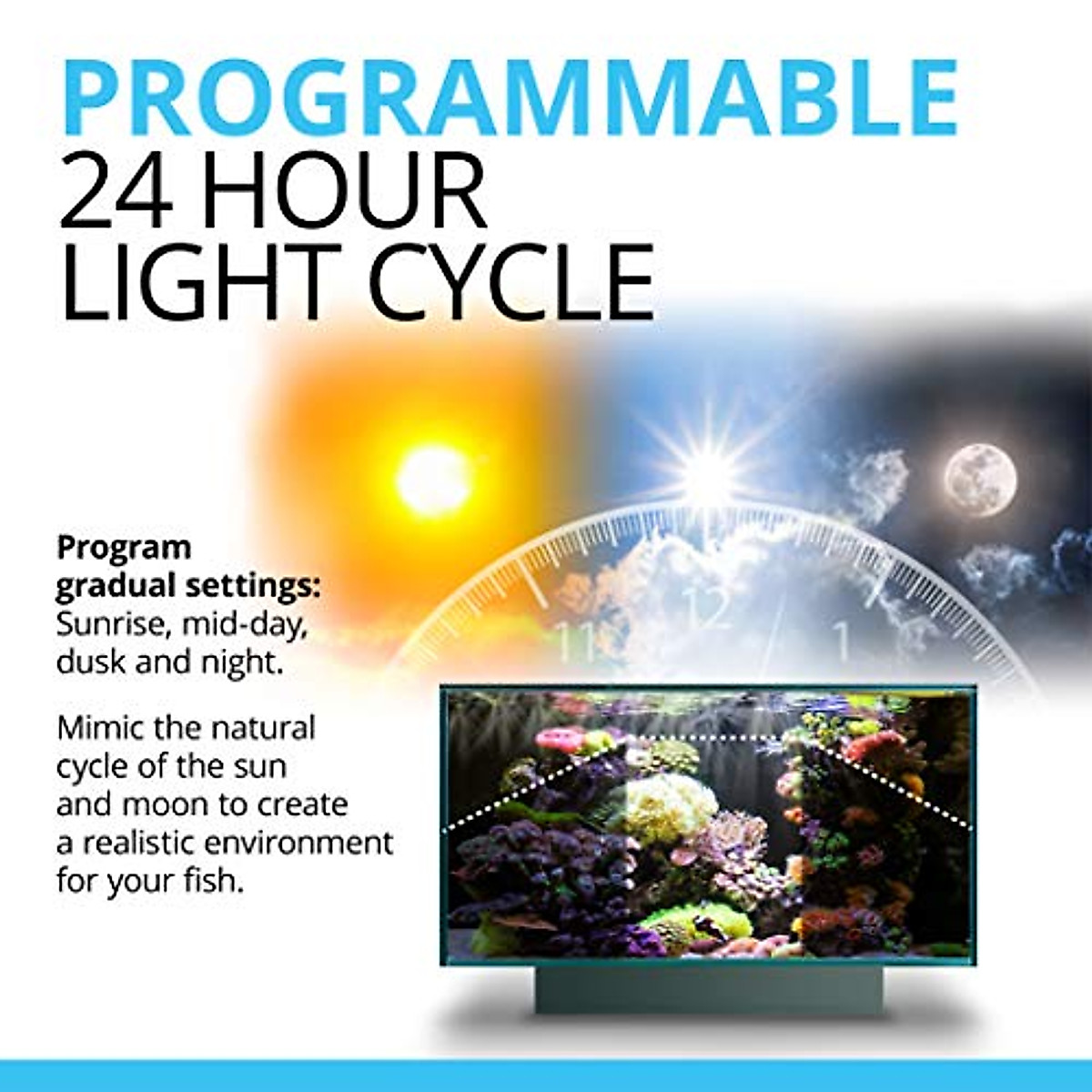 Fluval Sea Marine 3.0 LED Aquarium Lighting for Coral Growth, 32 Watts, 24-34 Inches