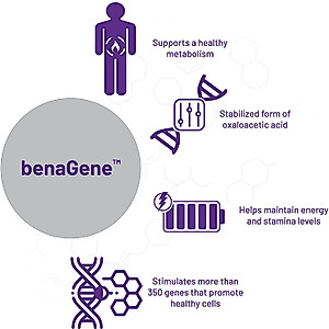 AOR, benaGene, Supports Healthy Aging, Energy and Longevity, Dietary Supplement, 30 servings (30 capsules)