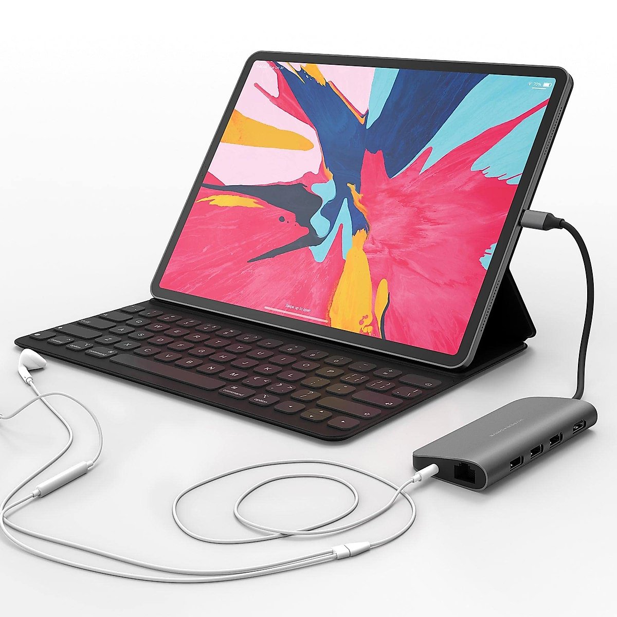 Hyperdrive Power 9-in-1 USB C HUB Space Grey