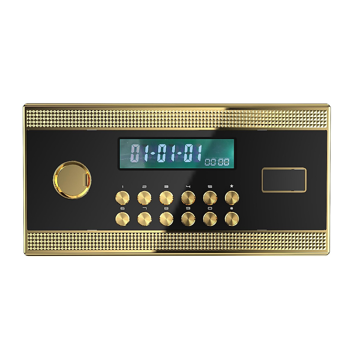 2.4 Cu.ft. Safe Box with Digital Keypad, Anti-Theft Safe with Key & Removable Shelf, 21.65-Inch Digital Security Safe for Home Office, Cabinet Safe with Password Lock for Cash Jewelry Documents