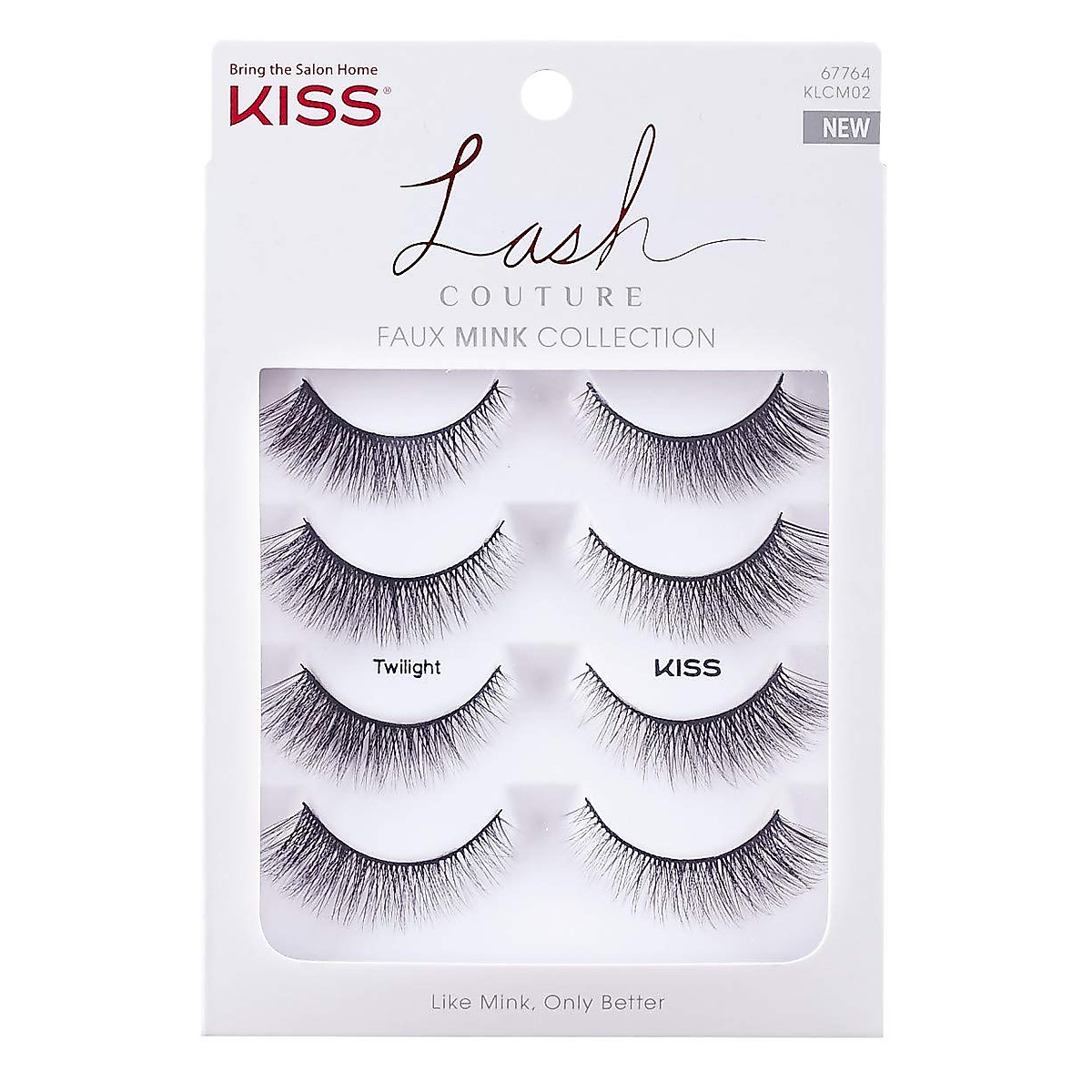 Kiss Lash Couture Faux Mink - Twilight Multipack, 4 Count