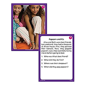 Super Duper Publications | Photo Auditory Memory for Short Stories Fun Deck Flash Cards | Educational Learning Resource for Children