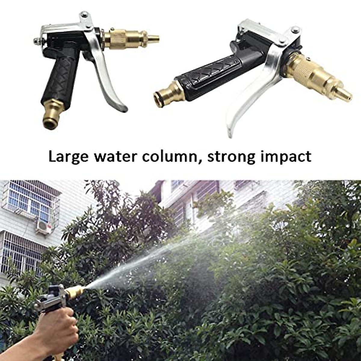 PLGEBR High Pressure Water Gun Metal Water Gun High Pressure Pressure Power Spray Water Washer Washer Garden Jet Tools Car Washing
