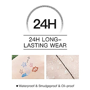 COLORKEY Floating Color 24 Hours Longwear Waterproof Liquid Eyeliner, Sweat Resistant, Waterproof and Smudgeproof Eye Liners Eyeliner Pencil (N02 Brown)
