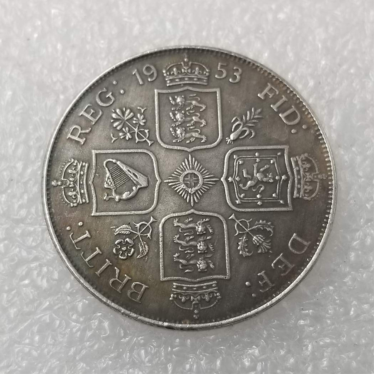 Kocreat Copy 1953 The United Kingdom UK Coin-Replica Great Britain Silver Dollar Pence Gold Coin Royal Souvenir Coin Lucky Coin