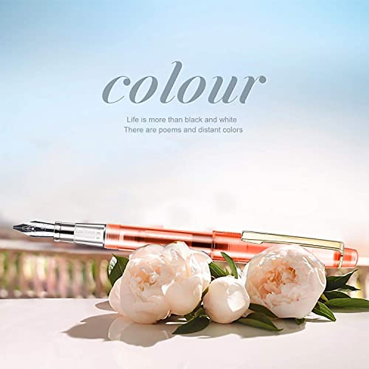 GC QUILL Calligraphy Set Fountain Pens 7 Different Size Nibs and 36 Assorted Ink Cartridges Kit for Calligraphy Lettering - Complete Easy Learning Set for Beginners F736