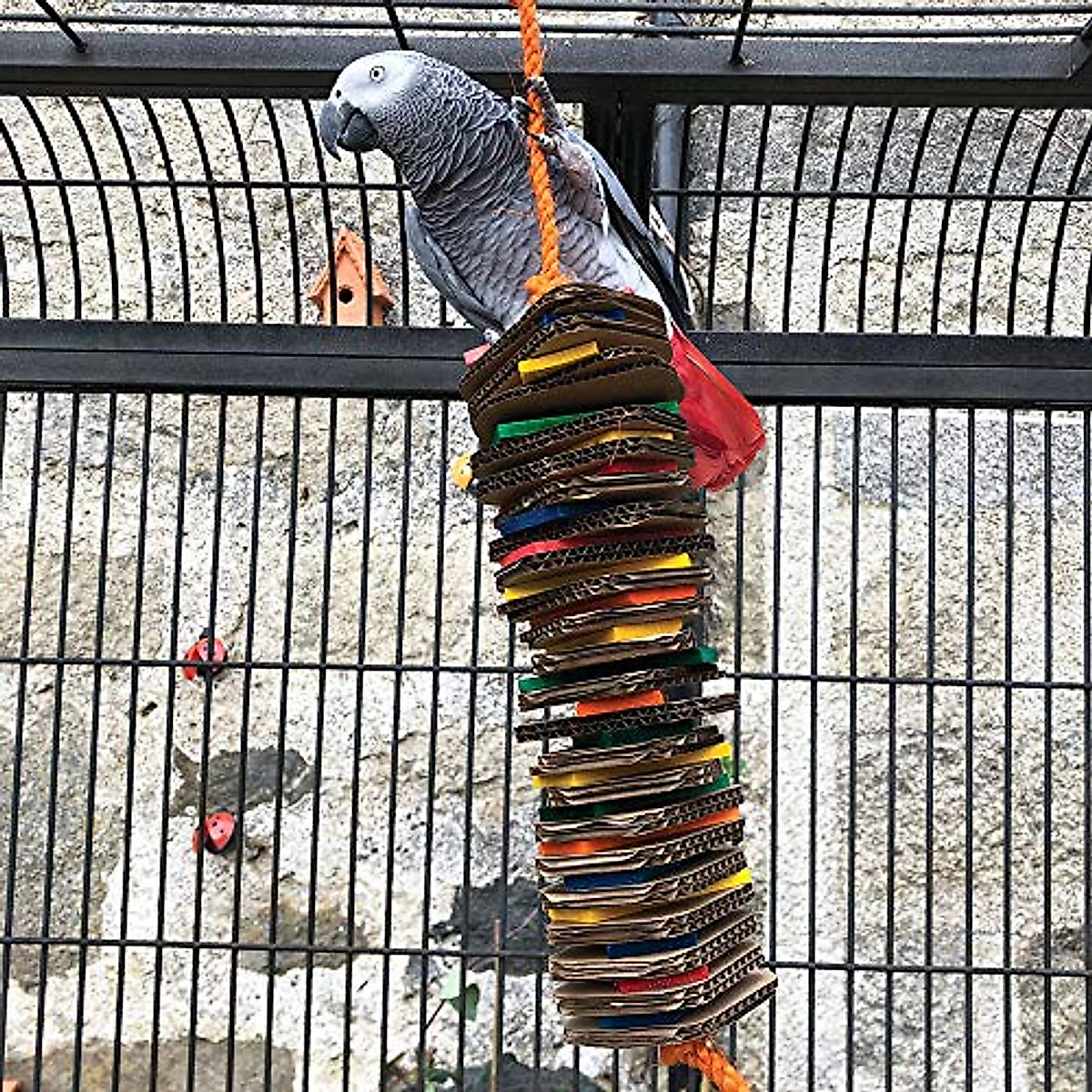 Zoo Max DUS651L Slice Large Shred-X Bird Toy "Sale Zoo Max Toys - Large Toys"