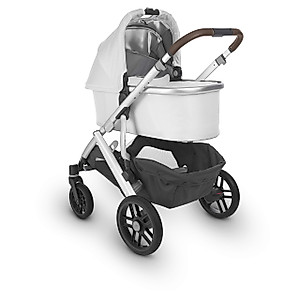 UPPAbaby Bassinet, Bryce White Marl/Silver, Standard