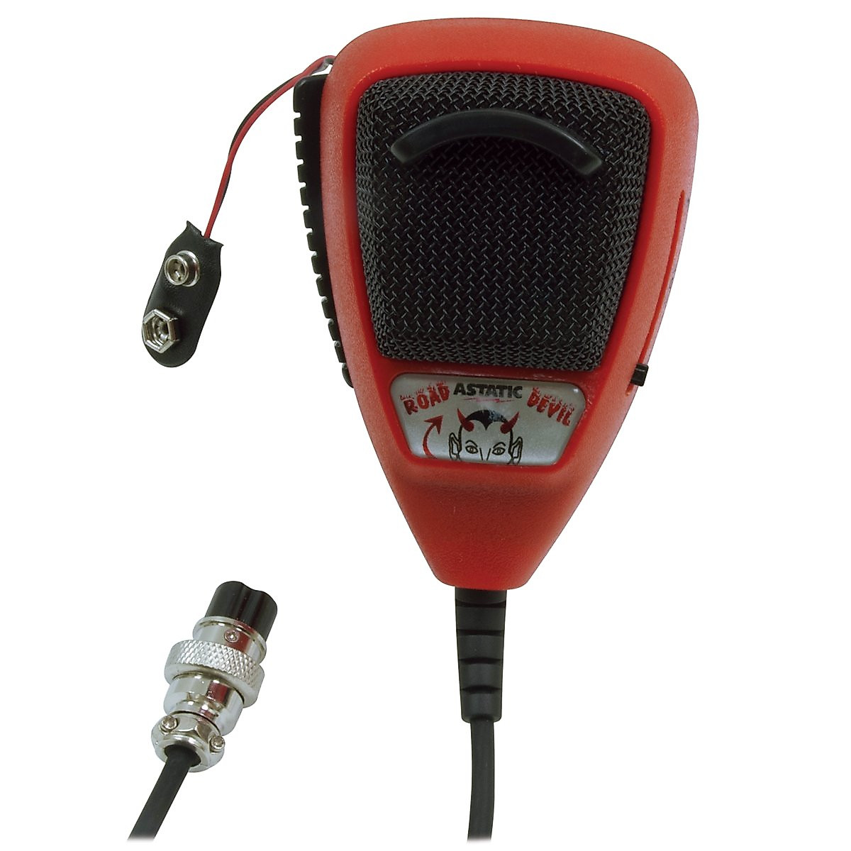 Astatic (302-10036 RD104E Road Devil Amplified 4-Pin CB Microphone, Black