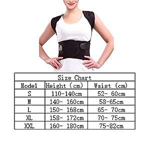 LSRRYD Back Support Belt Orthodontic Band Lower Back Brace Pain Relief for Pain Relief and Injury Prevention (Size : M)