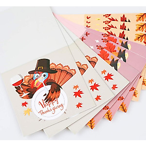 Thanksgiving Silverware Cutlery Holders - Turkey Fall Party Dinner Table Decorations Supplies 24Ct