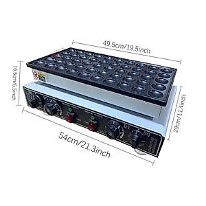 Electric Waffle Machine,Non-Stick Timer Waffle Maker - Temperature Control Muffin Maker Kitchen Pancakes Maker