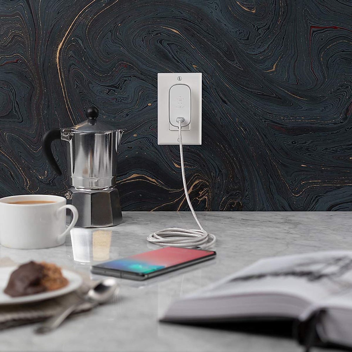 Belkin Boost Charge 27W Quick Charge 4+ Home Charger with 4ft/1.2m USB-C to USB-C Cable