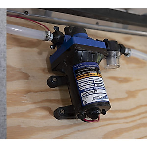 Everflo RV (Fresh Water) EFRV5000-BOX 12V Diaphragm Pump - 5.0GPM, 55 PSI Max, 1/2" NPSM Ports